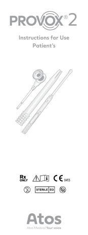 Atos PROVOX 2 Instructions For Use Manual | Manualzz