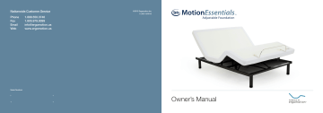 Ergomotion Serta Motion Essentials Owner's Manual | Manualzz