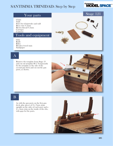 De Agostini Model Space SANTISIMA TRINIDAD Step-By-Step | Manualzz