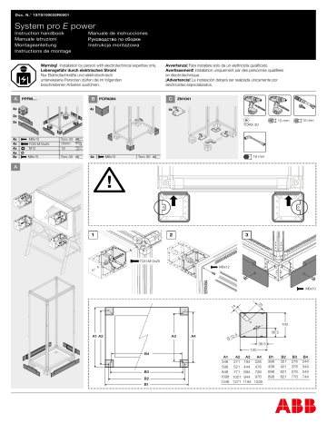 ABB System pro E power Instruction Handbook | Manualzz