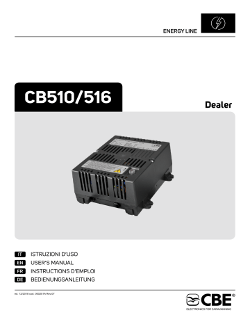 CBE CB 510, CB 516 User Manual | Manualzz