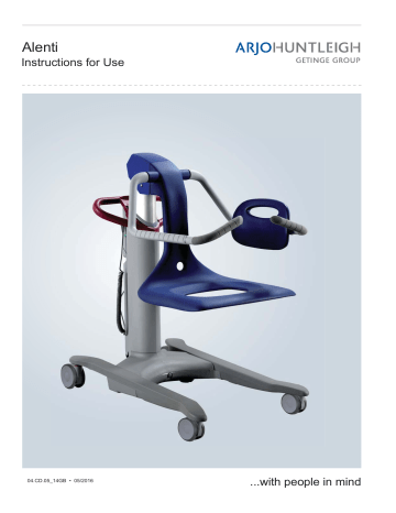 Arjohuntleigh Alenti Instructions For Use Manual | Manualzz