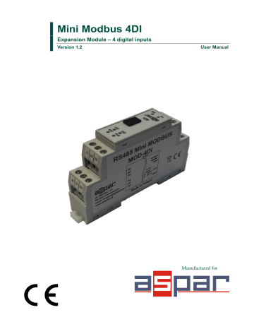 Aspar MOD-4DI User Manual | Manualzz