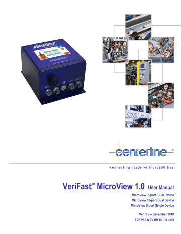 CenterLine VeriFast MicroView 1.0 User Manual | Manualzz