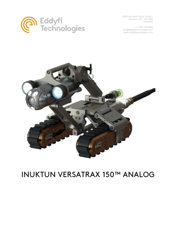 Eddyfi Technologies Inuktun Versatrax 150 Analog User Manual | Manualzz
