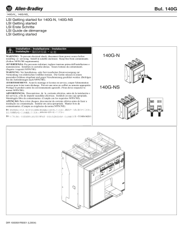 Allen-Bradley 140G-N Getting Started | Manualzz