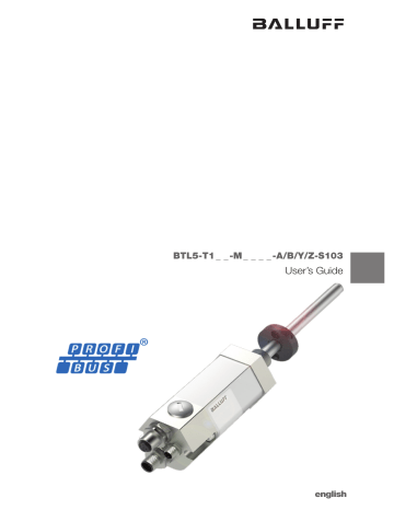 Balluff BTL5-T1 Series User Manual | Manualzz