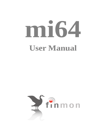 finmon mi64 User Manual | Manualzz