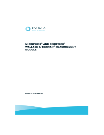 MICRO/2000® and DEOX/2000® Spare Parts List. Evoqua WALLACE & TIERNAN ...