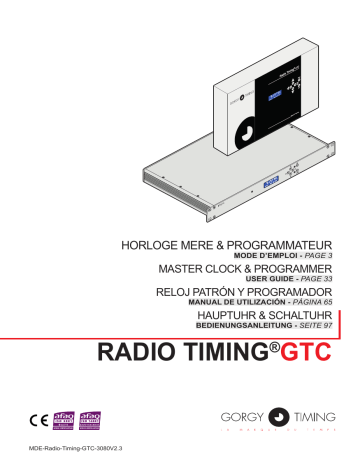 Gorgy Timing RADIO TIMING GTC User Manual | Manualzz