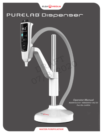 ELGA VEOLIA PURELAB Operator's Manual | Manualzz