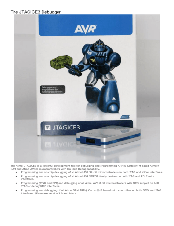 Atmel JTAGICE3 English Quick Start Manual | Manualzz