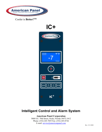 American Panel IC+ Manual | Manualzz