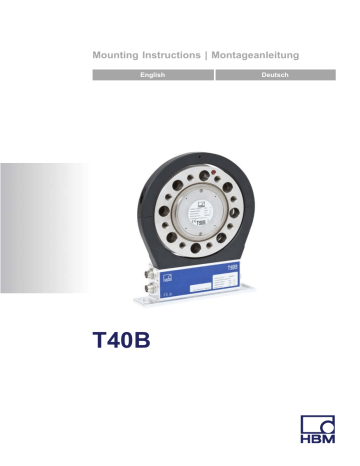 HBM T40B Montageanleitung | Manualzz