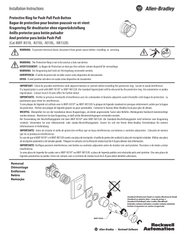 Allen-Bradley 800T-N310 Installation | Manualzz