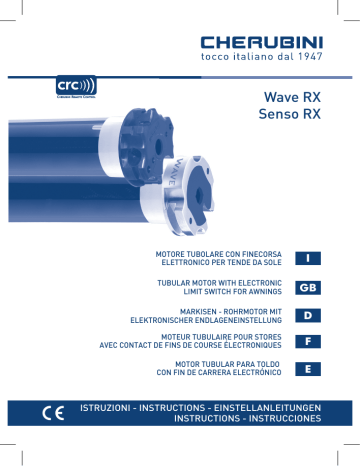 cherubini Senso RX, Wave RX Einstellanleitungen | Manualzz