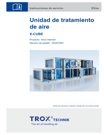 Trox Technik X-CUBE Manual de usuario | Manualzz