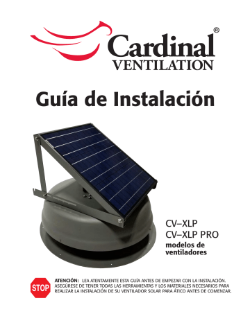 Cardinal Ventilation CV–XLP Guía de instalación | Manualzz