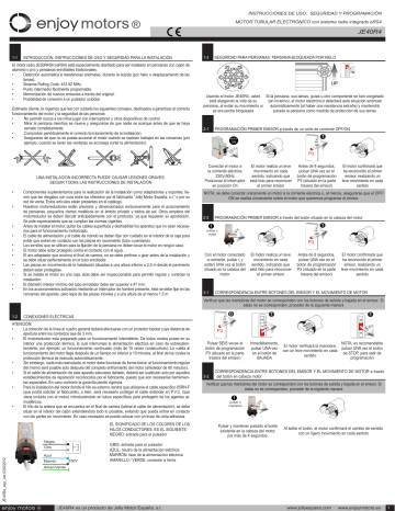 ENJOY motors Jolly Motor JE40R4SH Instrucciones de operación | Manualzz