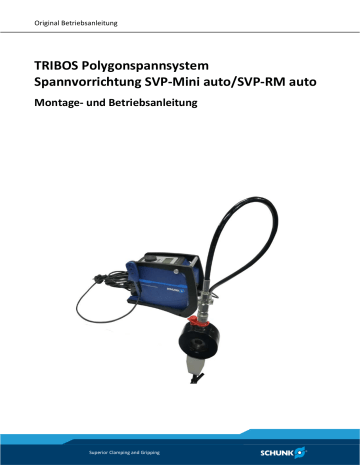 SCHUNK SVP-RM auto, TRIBOS Montage- Und Betriebsanleitung | Manualzz