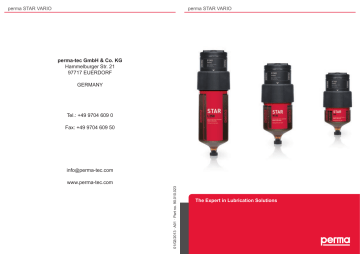 Perma STAR VARIO L250, STAR VARIO S60 Originalbetriebsanleitung | Manualzz