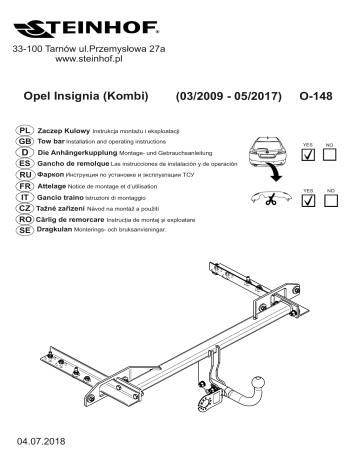 Steinhof O-148 Montage- Und Gebrauchsanleitung | Manualzz