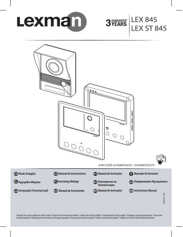 LEXMAN LEX 845, LEX 875, LEX ST 875 Manual De Instrucciones | Manualzz