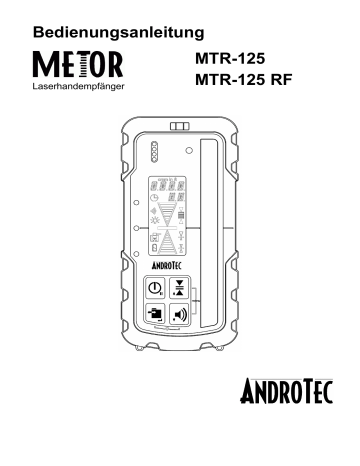 AndroTec Metor MTR-125, Metor MTR-125 RF Bedienungsanleitung | Manualzz