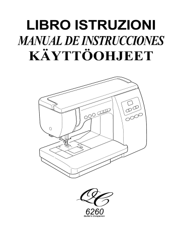 JANOME Quilter's Companion 6260 Manual de usuario | Manualzz