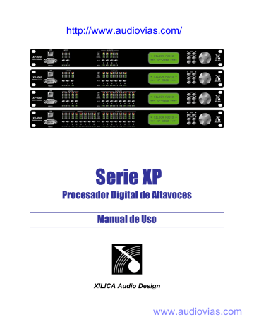 Xilica Audio Design XP-4080 Manual de usuario | Manualzz