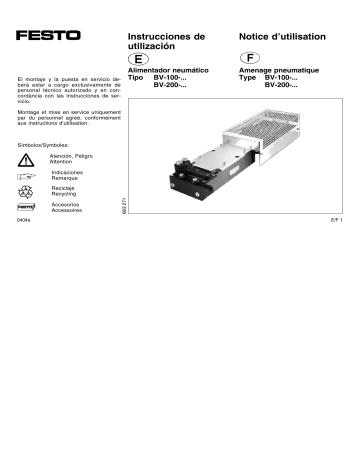 Festo BV-100-200-C Mode d'emploi | Manualzz