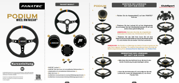 FANATEC PODIUM Wheel Rim NASCAR Kurzanleitung | Manualzz