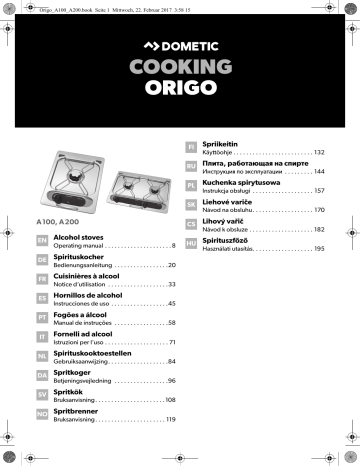 Dometic ORIGO A100, ORIGO A200 Instrucciones De Uso | Manualzz
