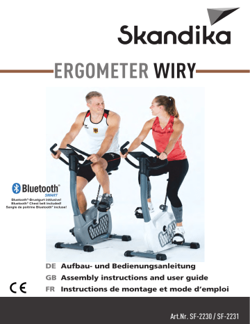 Skandika ERGOMETER WIRY Aufbau- Und Bedienungsanleitung | Manualzz