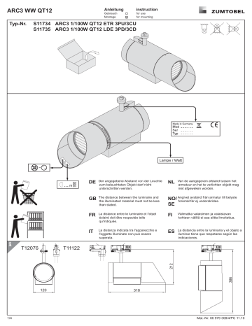 Zumtobel S11735 Anleitung | Manualzz
