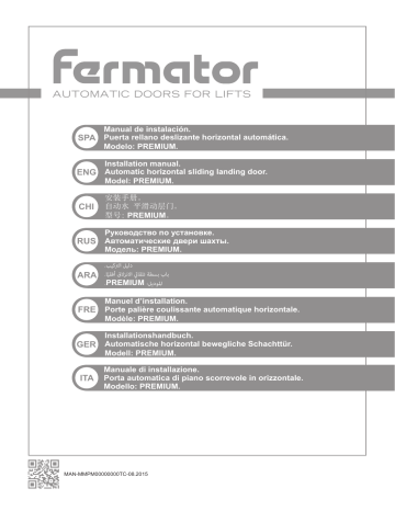Fermator 40/10, 50/11, PREMIUM Manual De Instalación | Manualzz