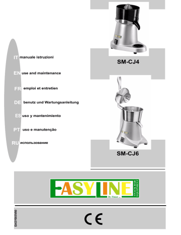 EasyLine SM-CJ4, SM-CJ6 Benutz Und Wartungsanleitung | Manualzz