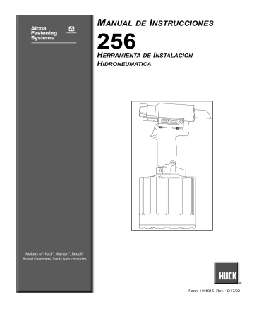Alcoa Huck 256 Manual de usuario | Manualzz
