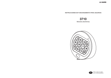 La Gard 3710 Instrucciones de operación | Manualzz