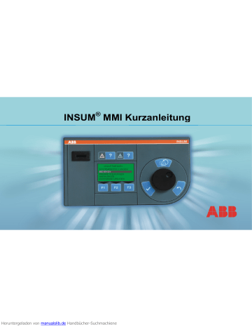 ABB INSUM MMI Kurzanleitung | Manualzz