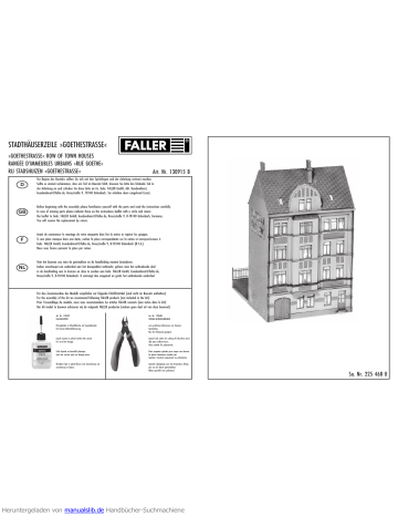 Faller 130915 Montageanleitung | Manualzz
