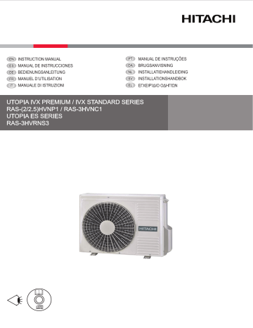 Hitachi RAS-2HVNP1, RAS-3HVNC1 Manual De Instrucciones | Manualzz