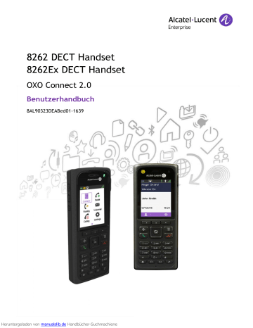 Alcatel-Lucent 8262 DECT, 8262Ex DECT Benutzerhandbuch | Manualzz