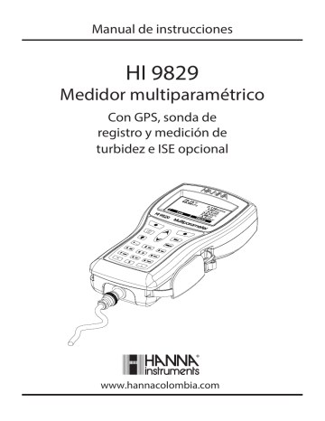 Hanna Instruments HI 9829 Manual de usuario | Manualzz