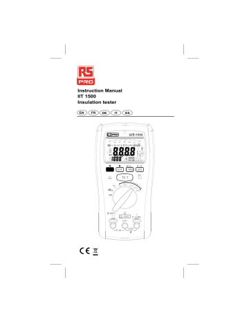 RS Pro IIT 1500 Manual De Instrucciones | Manualzz