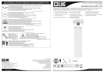 LUG AVENIDA BOLLARD LED Montageanleitung | Manualzz