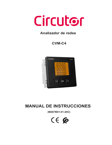 Circutor CVM-C4 Manual de usuario | Manualzz
