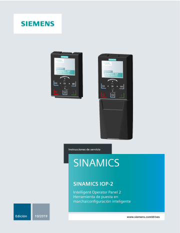 Siemens SINAMICS IOP-2 Manual de usuario | Manualzz