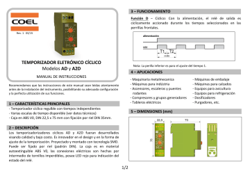 COEL AD Manual de usuario | Manualzz