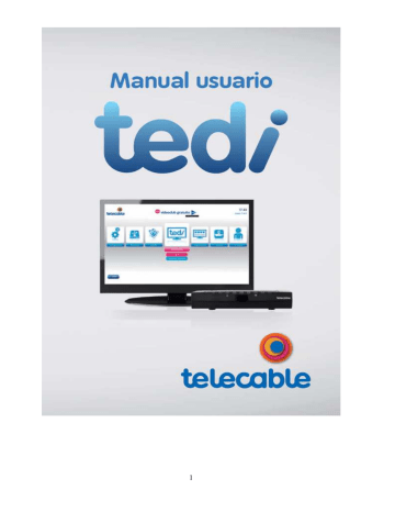 Telecable Tedi Manual de usuario | Manualzz